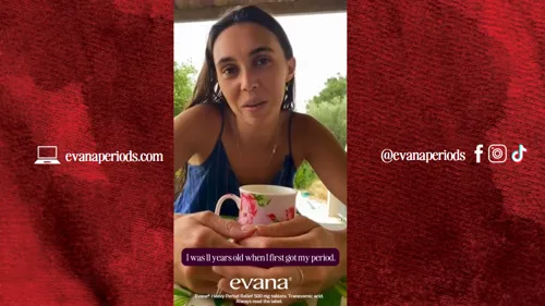 Evana Heavy Period Relief Tablets (Tranexamic Acid)