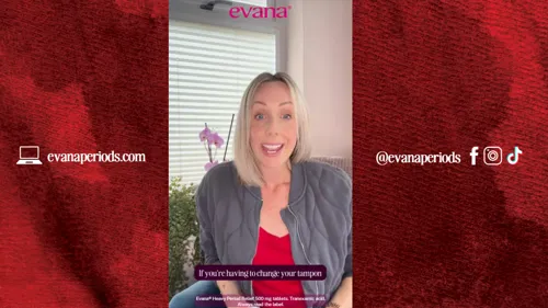 Evana Heavy Period Relief Tablets (Tranexamic Acid)